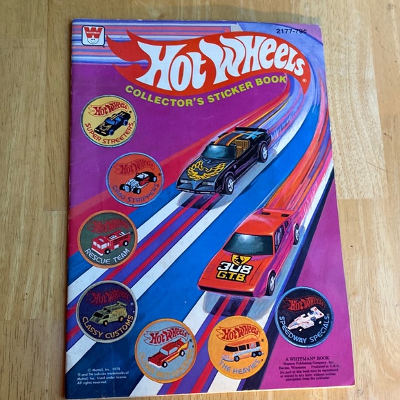 Mattel | Art | Hot Wheels Sticker Book Vintage 978 | Poshmark